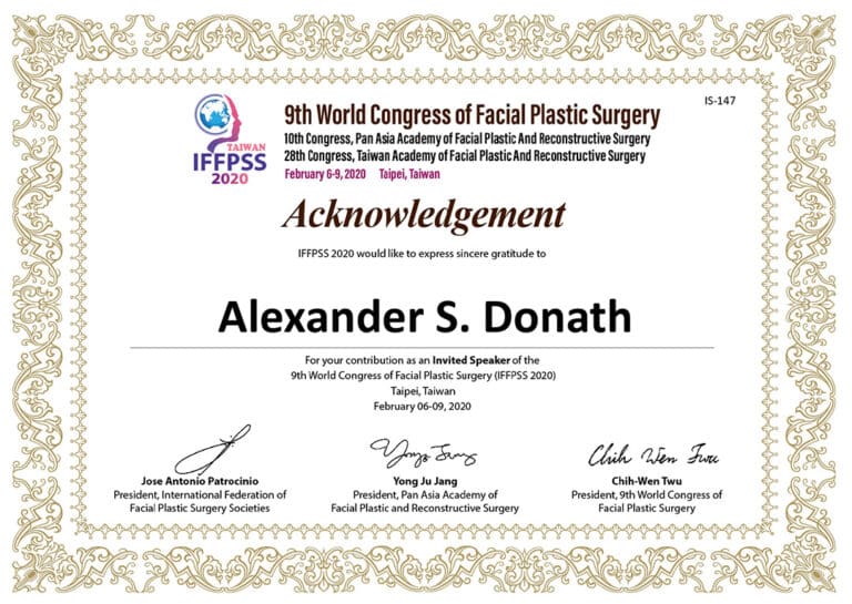 About Dr. Alexander Donath, Ohio Plastic Surgeon